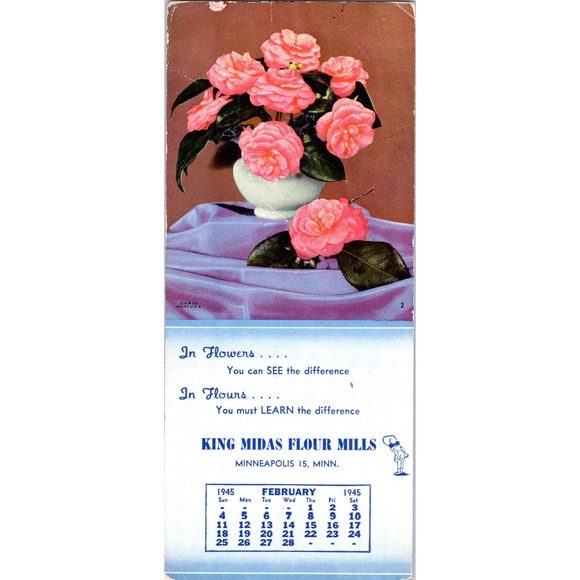 None | Other | 945 Feb King Midas Flour Mills Minneapolis Mn Blotter ...